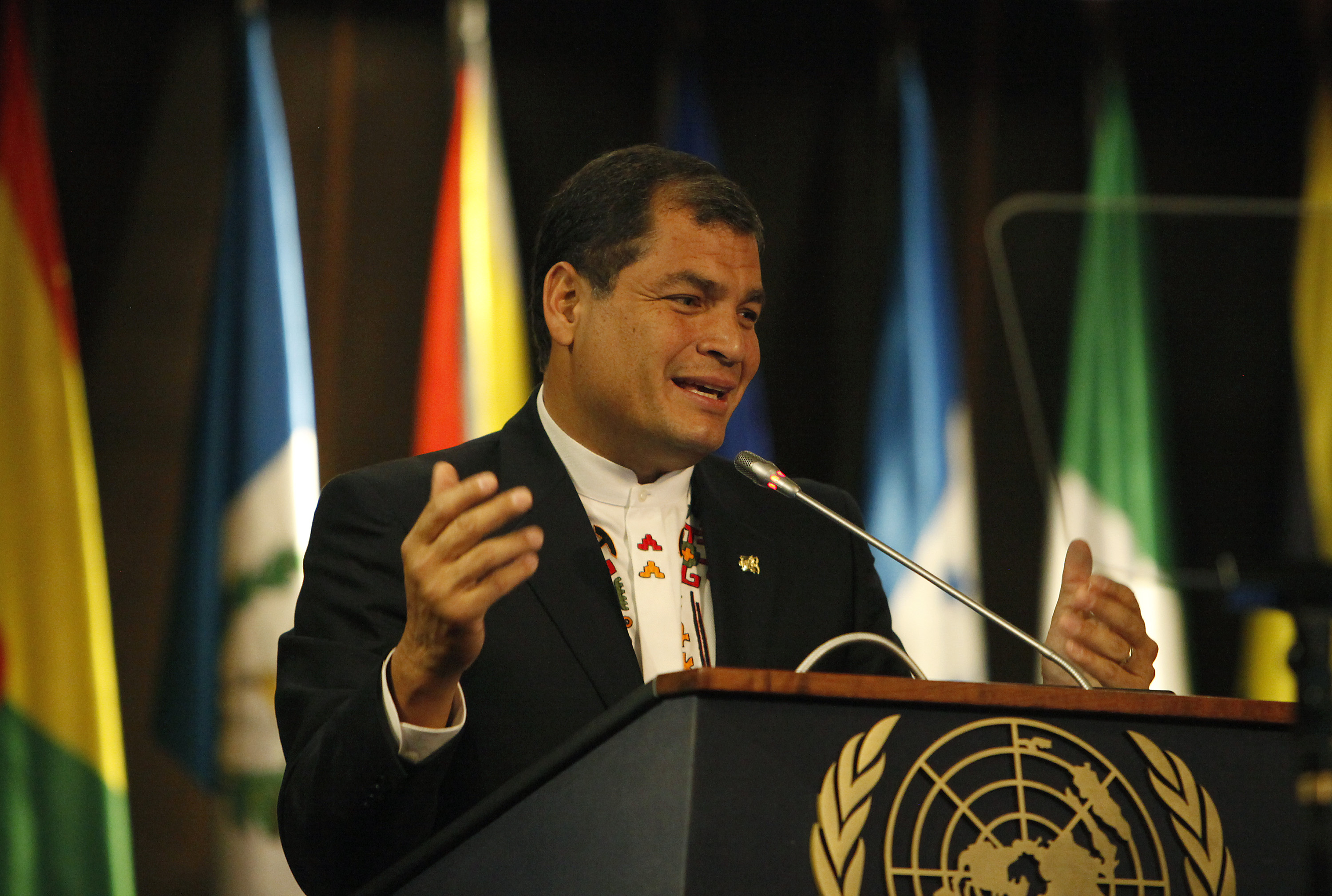 Conferencia magistral del Presidente de Ecuador, Rafael Correa [álbum ...